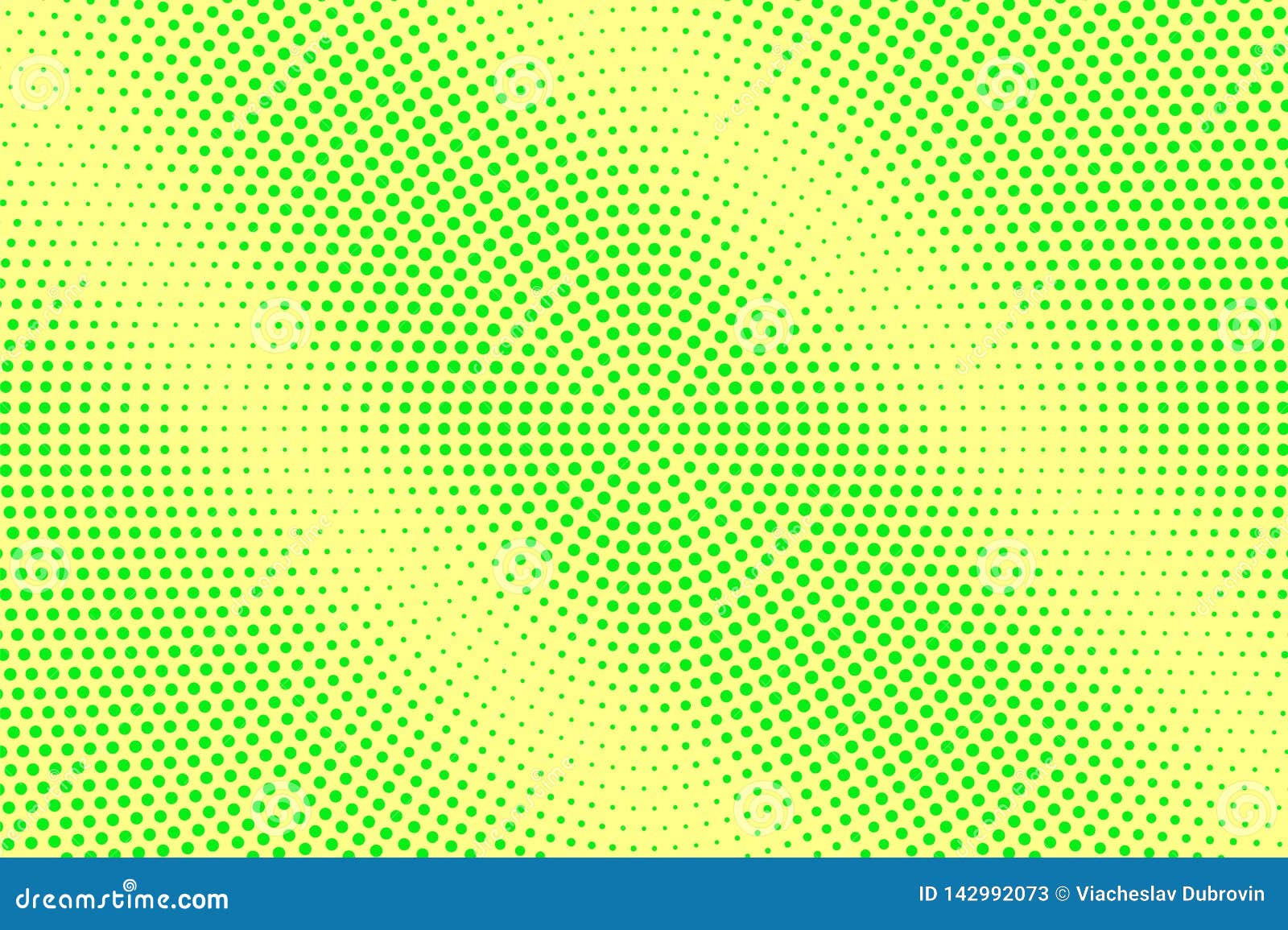 Yellow Green Halftone Vector Background. Grungy Halftone Texture Stock ...