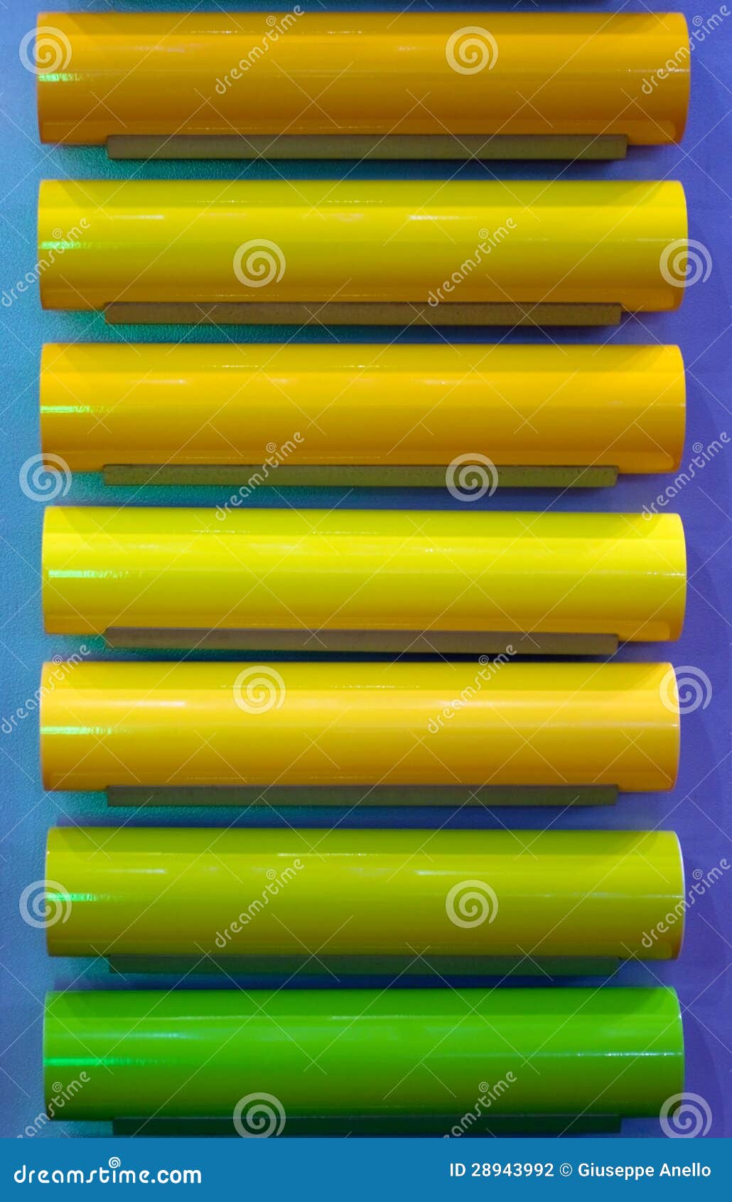 Yellow and Green Neon Tubes Stock Photo - Image of smooth, lights: 28943992
