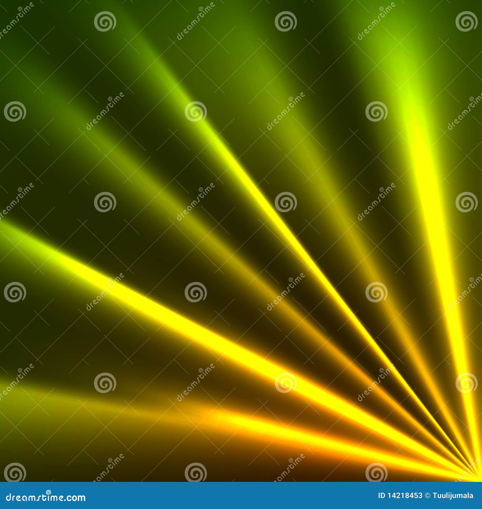 Yellow and green rays stock vector. Illustration of eps10 - 14218453
