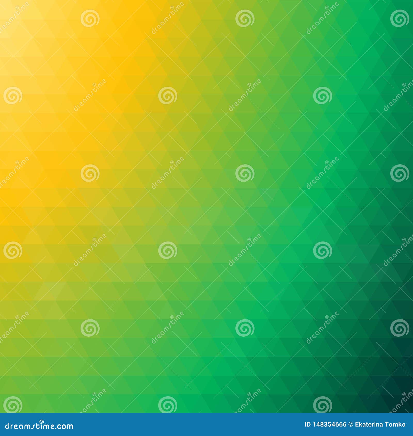 Yellow-green Triangles, Illustration in Polygonal Style. Eps 10 Stock ...