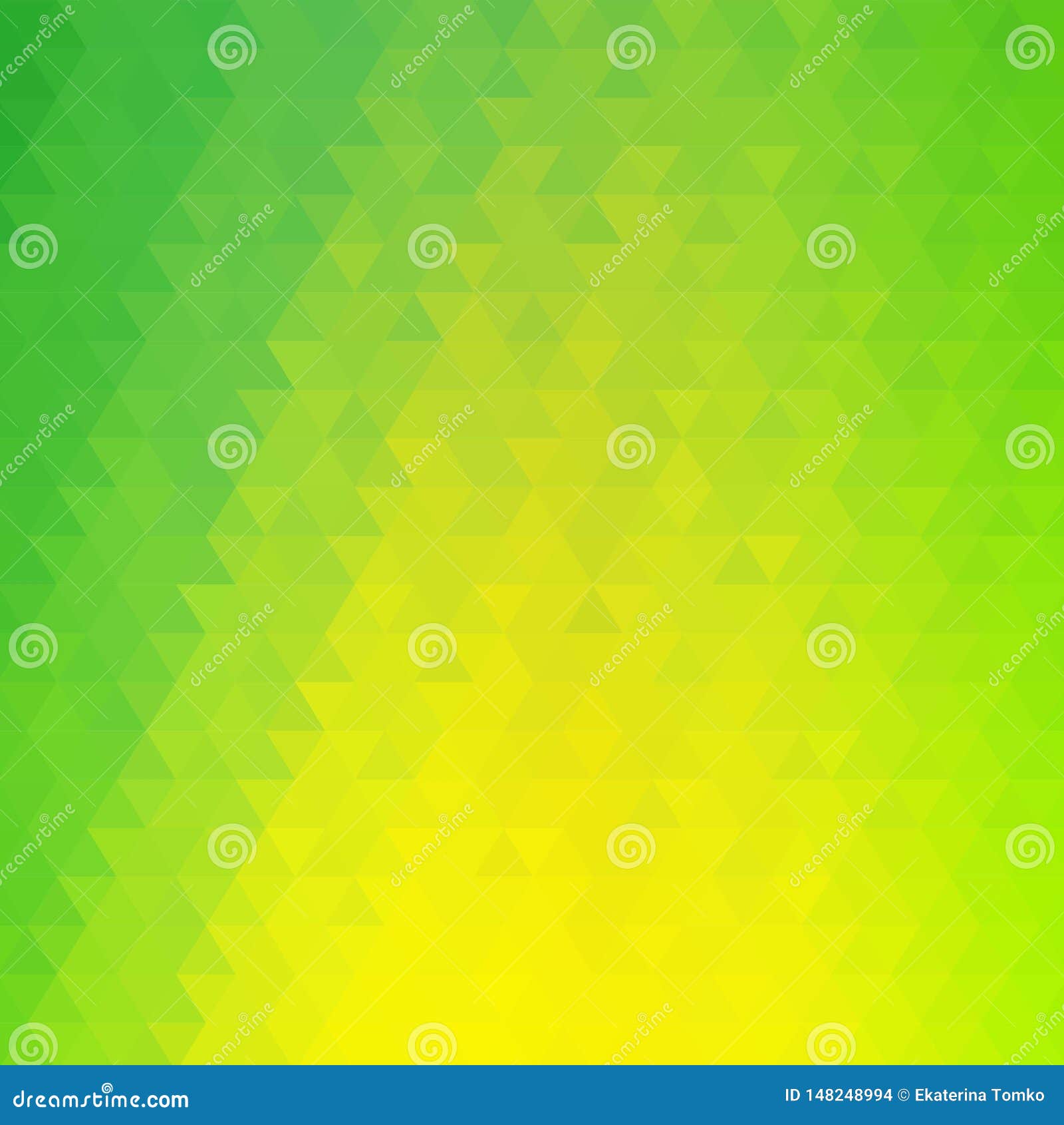 Yellow Green Triangular Background. Polygonal Style. Layout for Advertising. Eps 10 Stock ...
