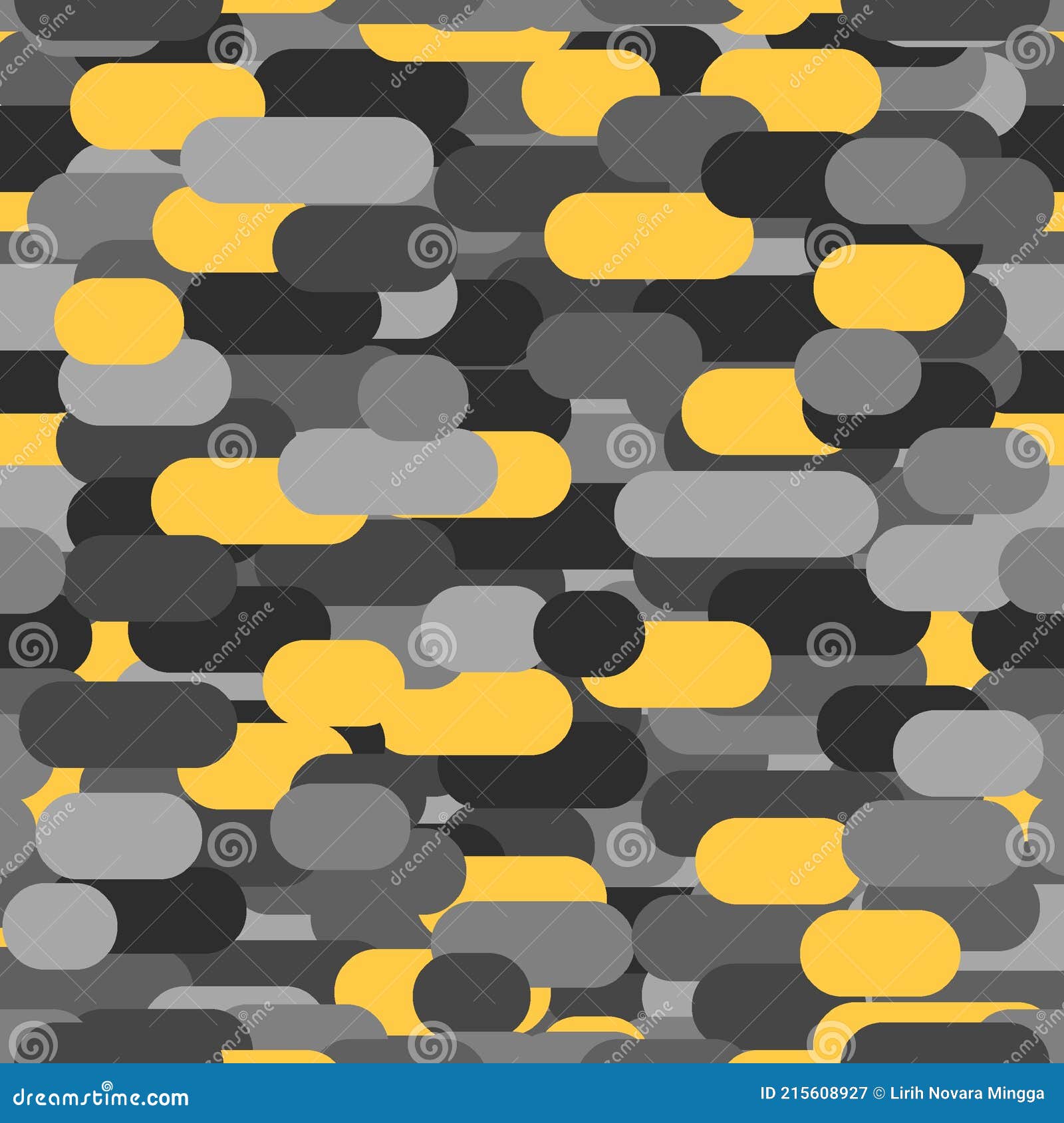 Yellow Grey Army Camouflage Pattern Stock Illustration - Illustration ...