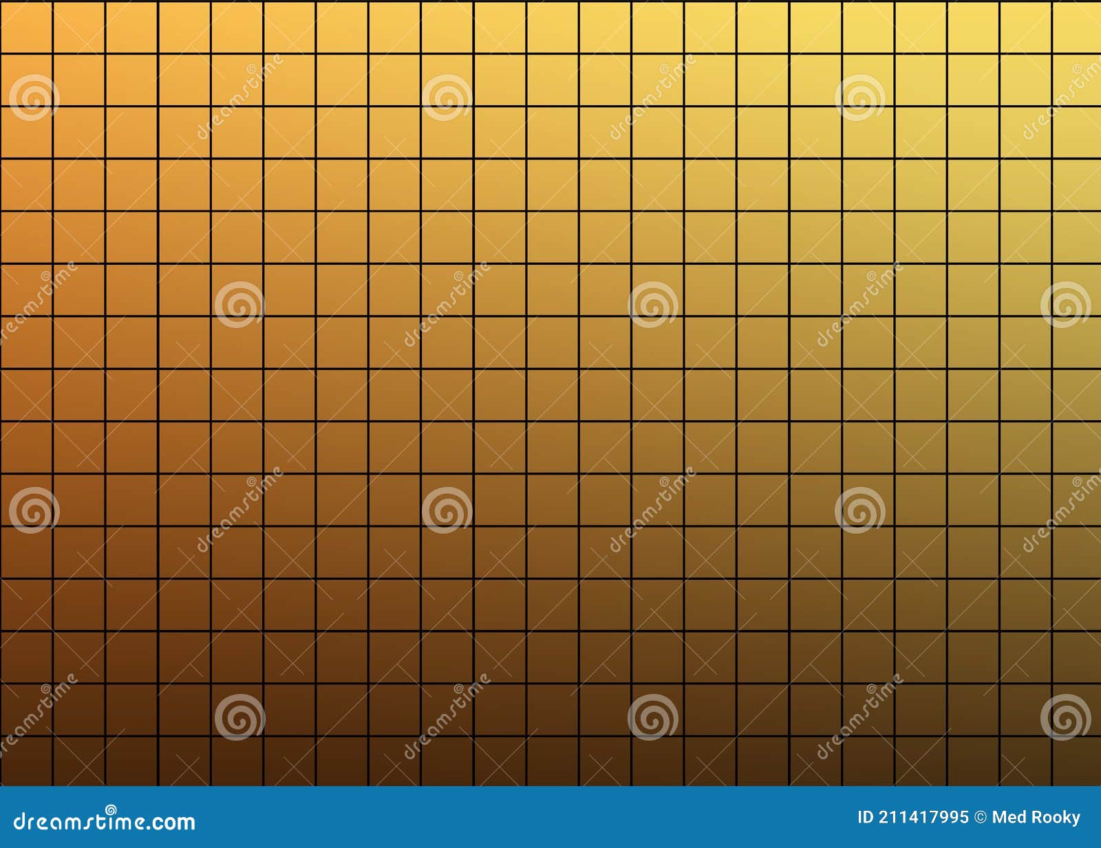Yellow Grid Black Lines Square. Yellow and Orange Gradient Smooth Color ...