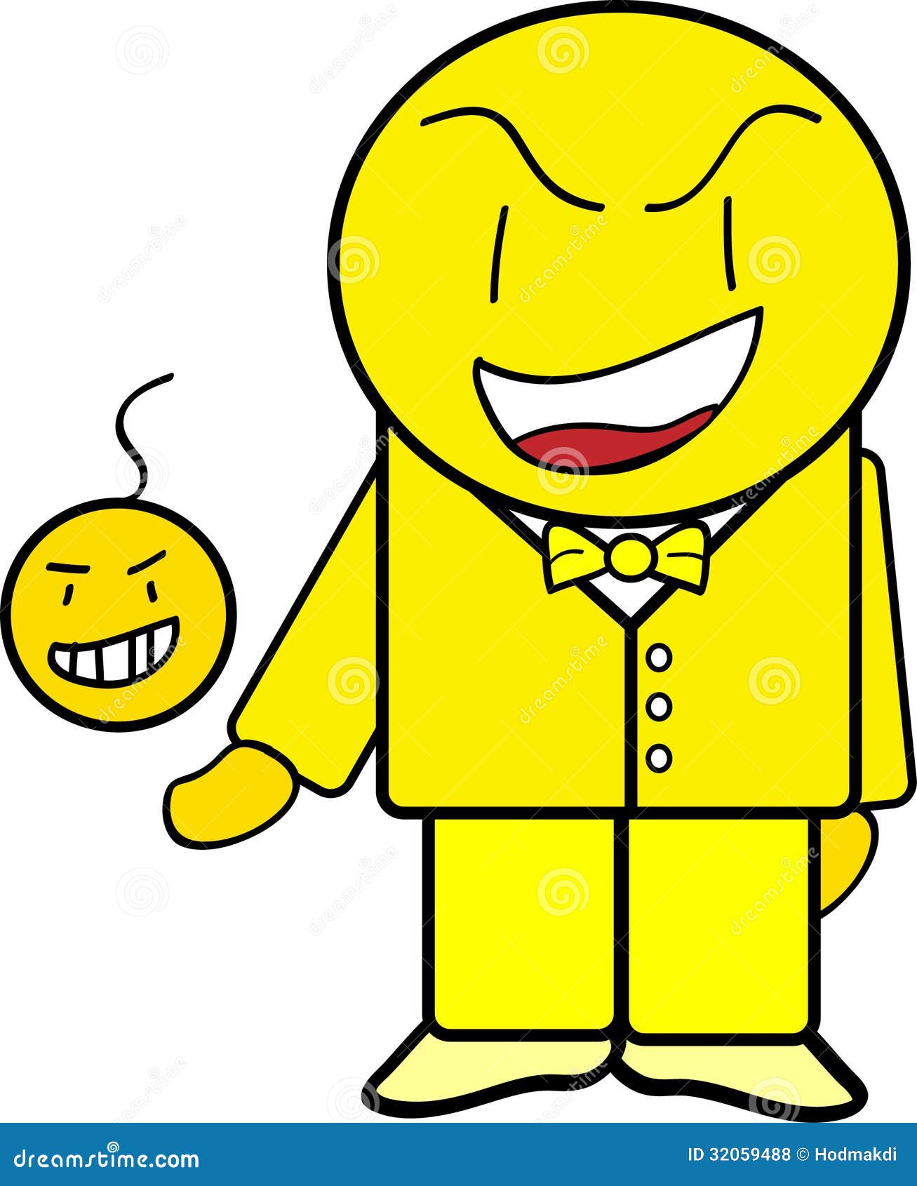 Yellow Guy stock illustration. Illustration of people - 32059488