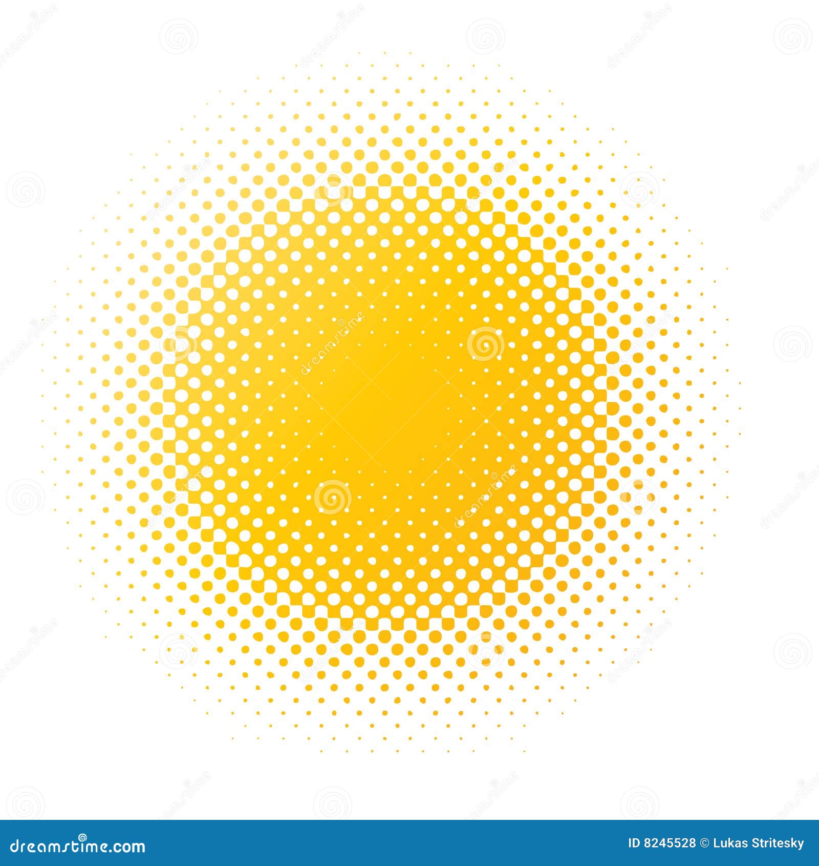 Yellow halftone blur stock vector. Illustration of artistic - 8245528