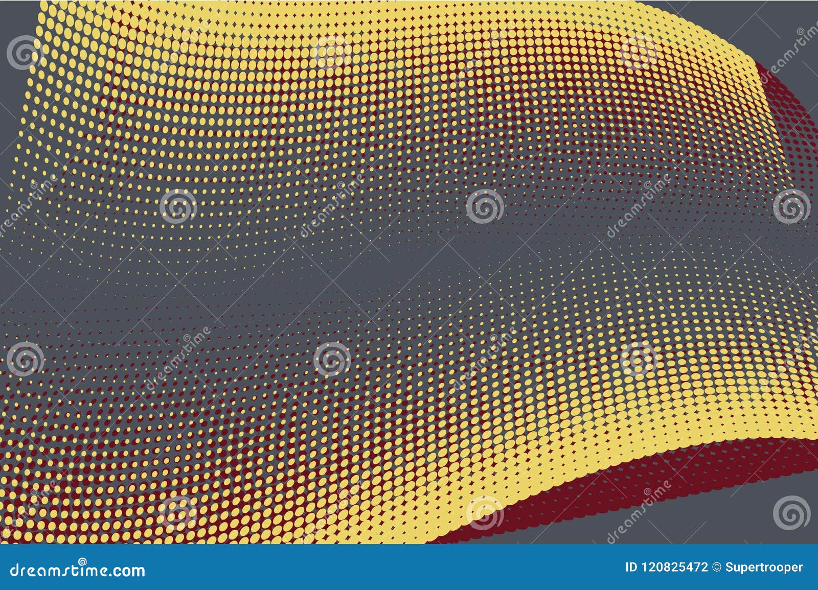 Yellow Halftone Circle Background Stock Illustration - Illustration of ...