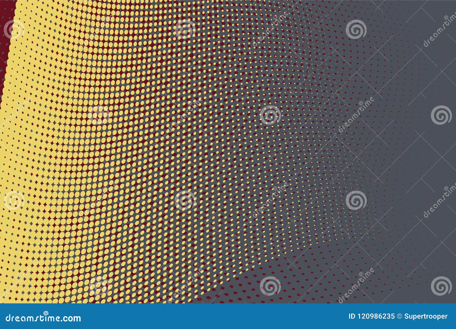 Yellow Halftone Circle Background Stock Vector - Illustration of ...