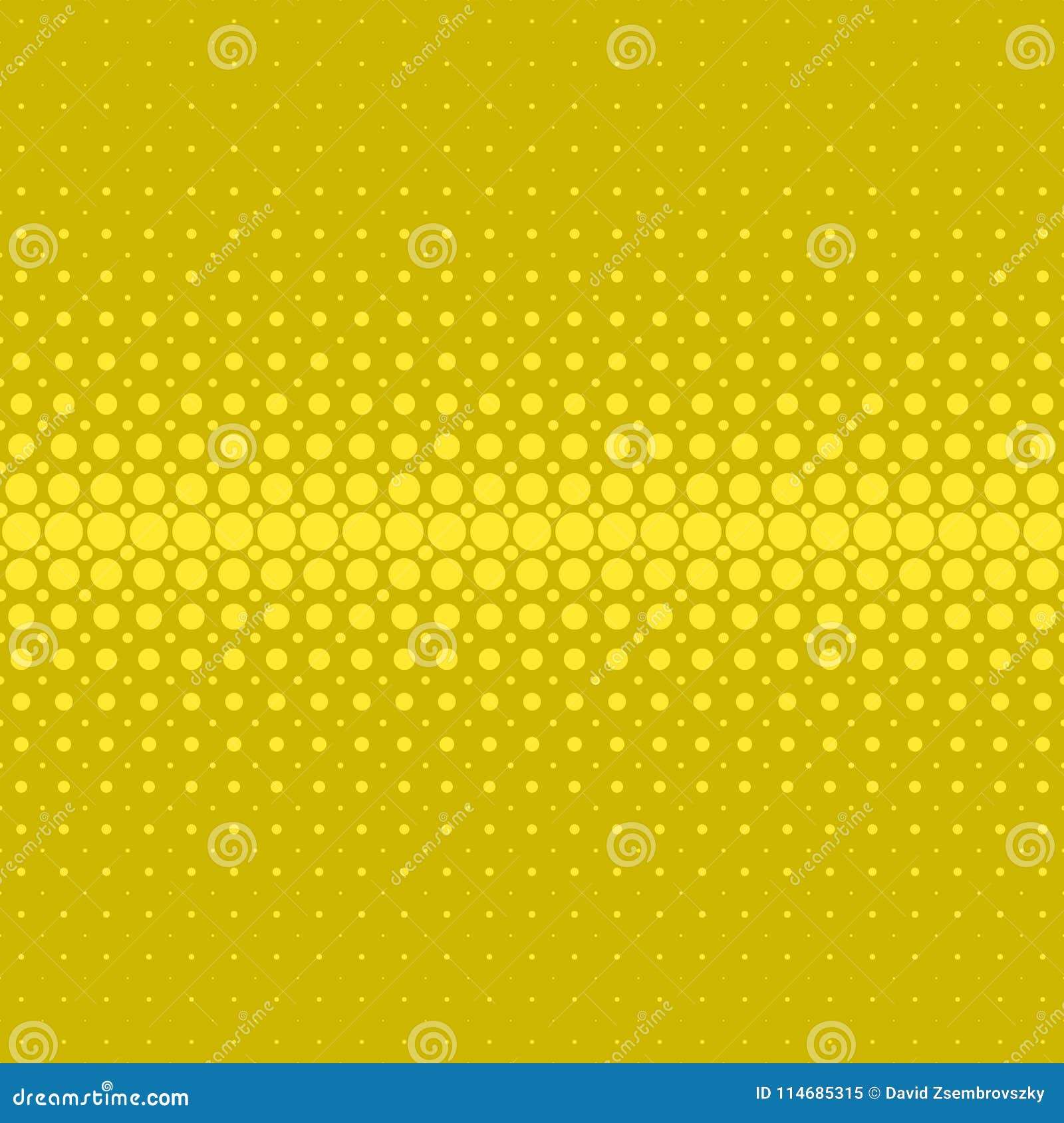 Yellow Halftone Dot Pattern Background - Vector Graphic Design Stock ...