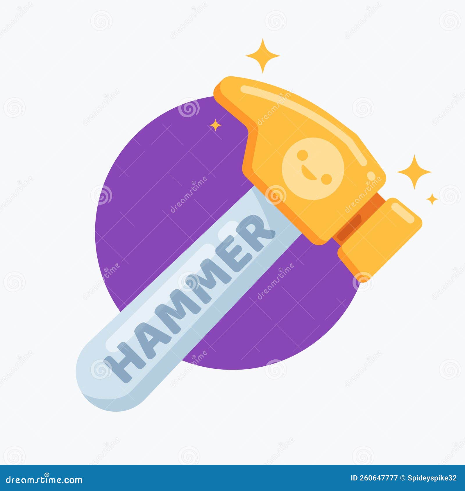The Yellow Hammer. Isolated Vector Illustration Stock Illustration ...
