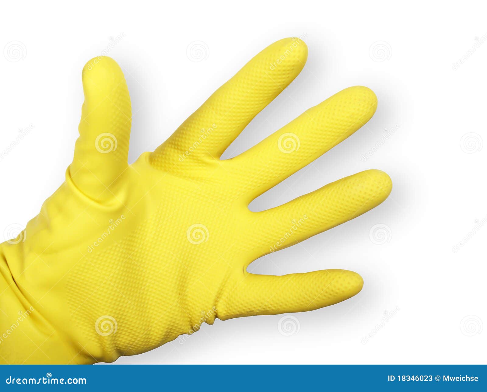 Yellow Hand stock image. Image of yellow, latex, finger - 18346023
