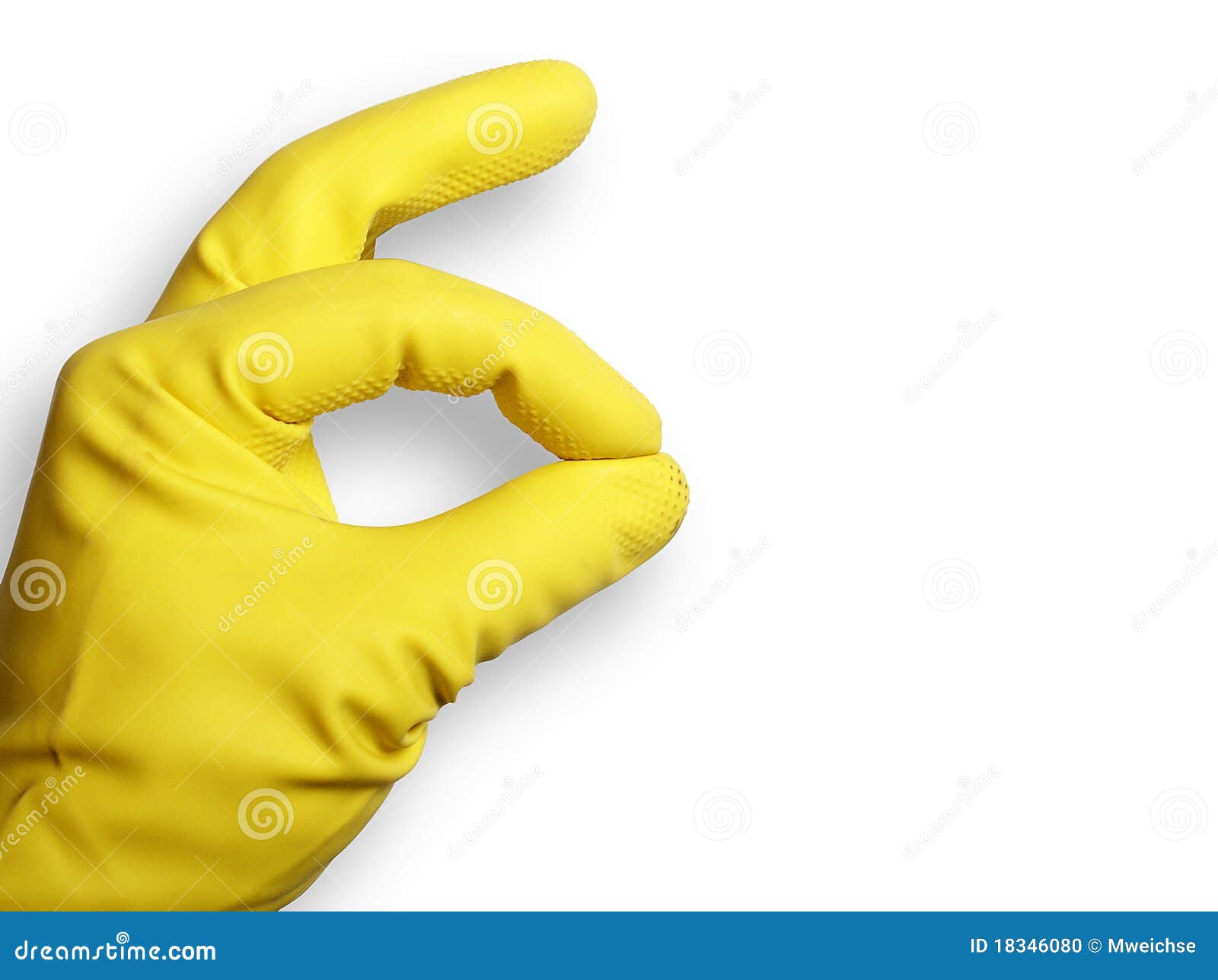 Yellow Hand stock photo. Image of hand, body, isolated - 18346080