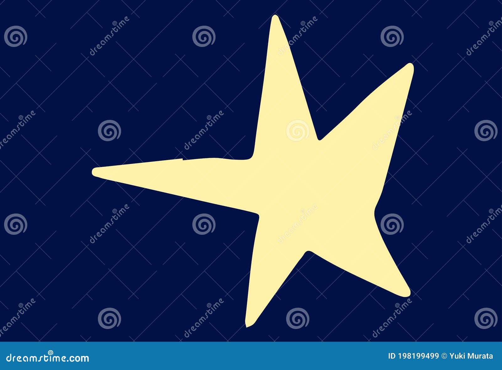 Yellow Hand-drawn star stock vector. Illustration of starry - 198199499