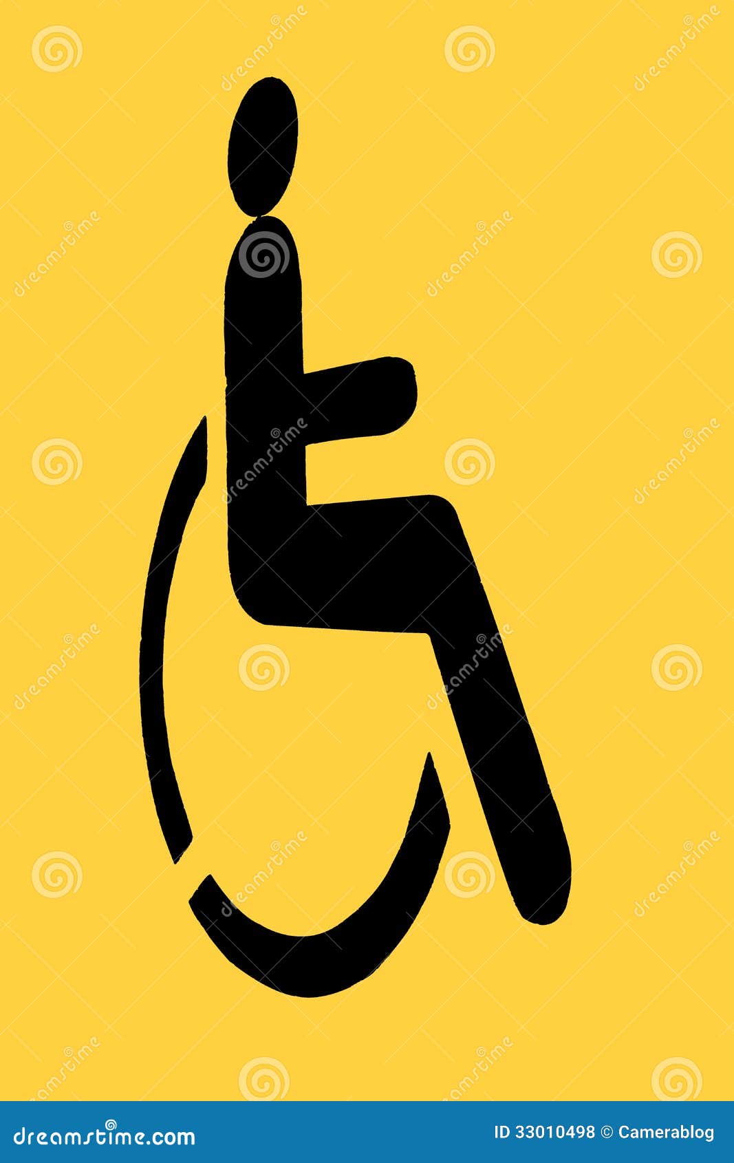 Black Handicap Isolated Vector Icon. Simple Element Illustration From ...