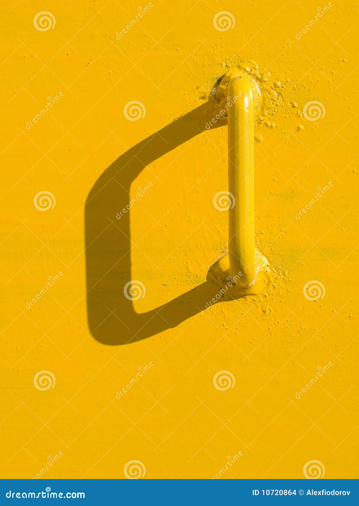 Yellow handle. stock photo. Image of shade, grip, closeup - 10720864