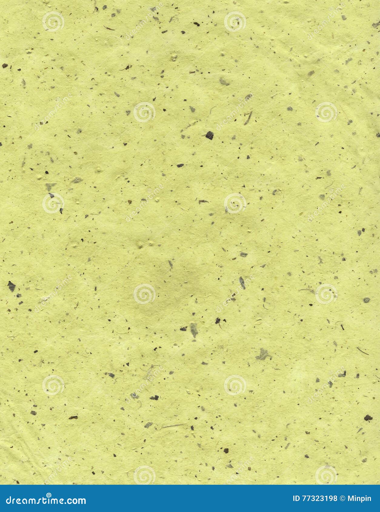 Yellow Handmade Paper with Flecks Stock Photo - Image of scan, textures ...