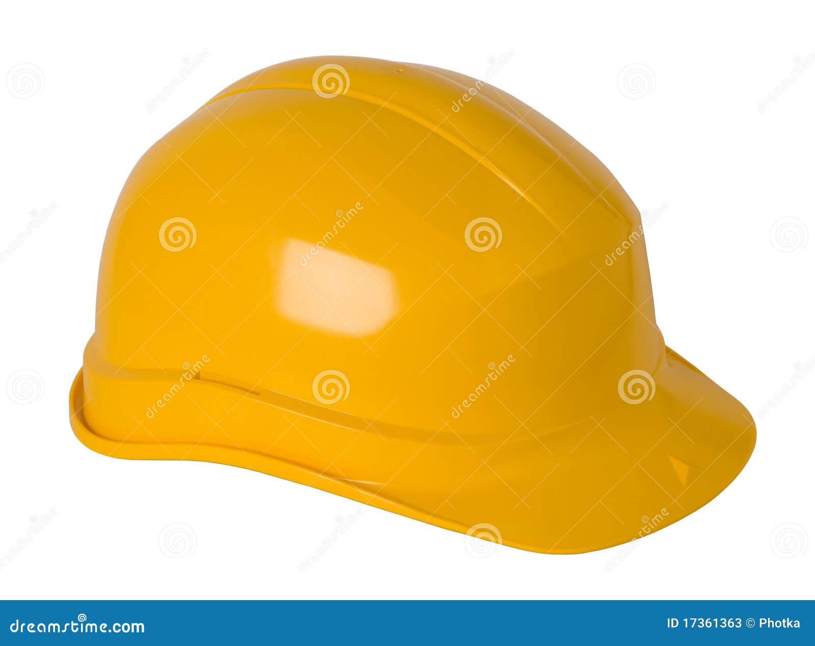 Yellow hard hat stock image. Image of danger, contractor - 17361363