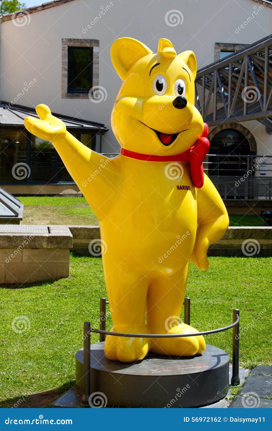 Yellow Haribo bear statue editorial photography. Image of bear - 56972162