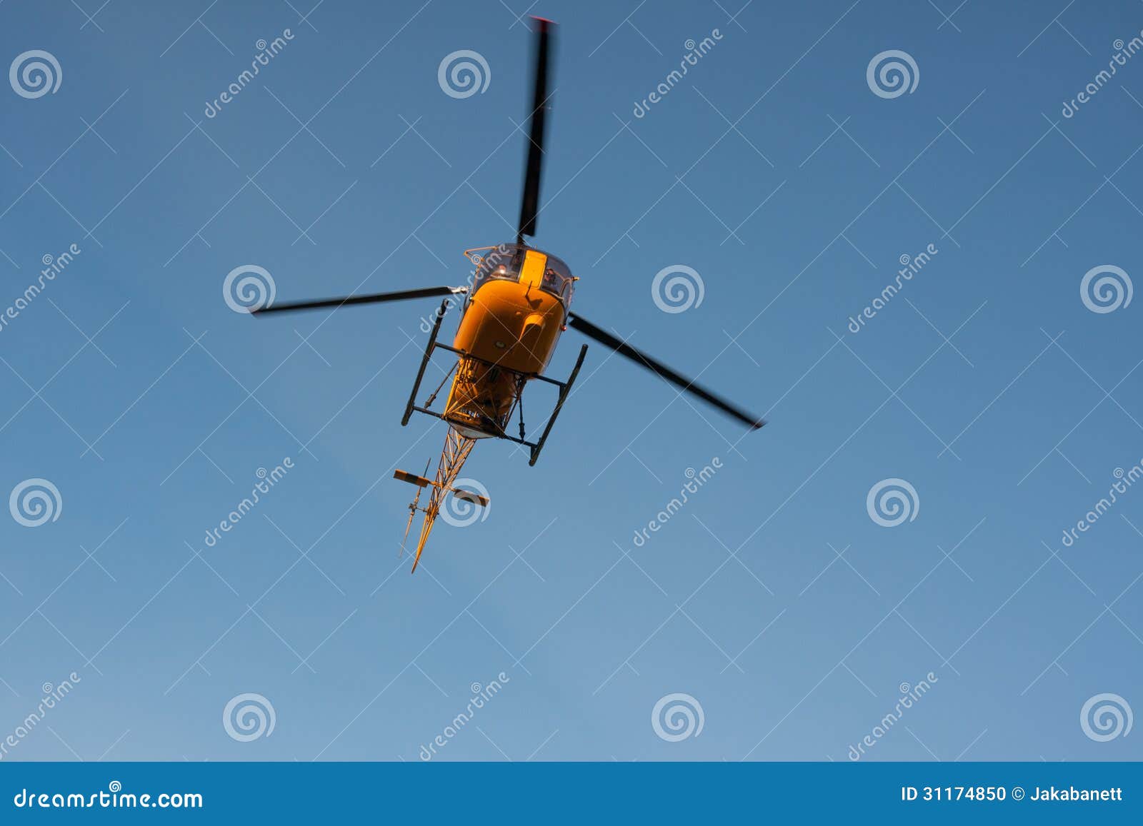 Yellow helicopter stock photo. Image of taxi, power, civil - 31174850