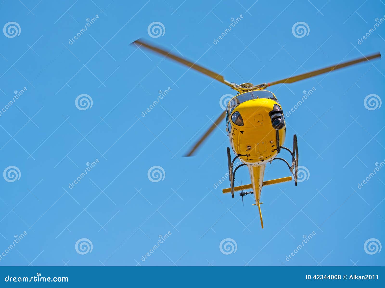 Yellow helicopter stock photo. Image of yellow, aviator - 42344008