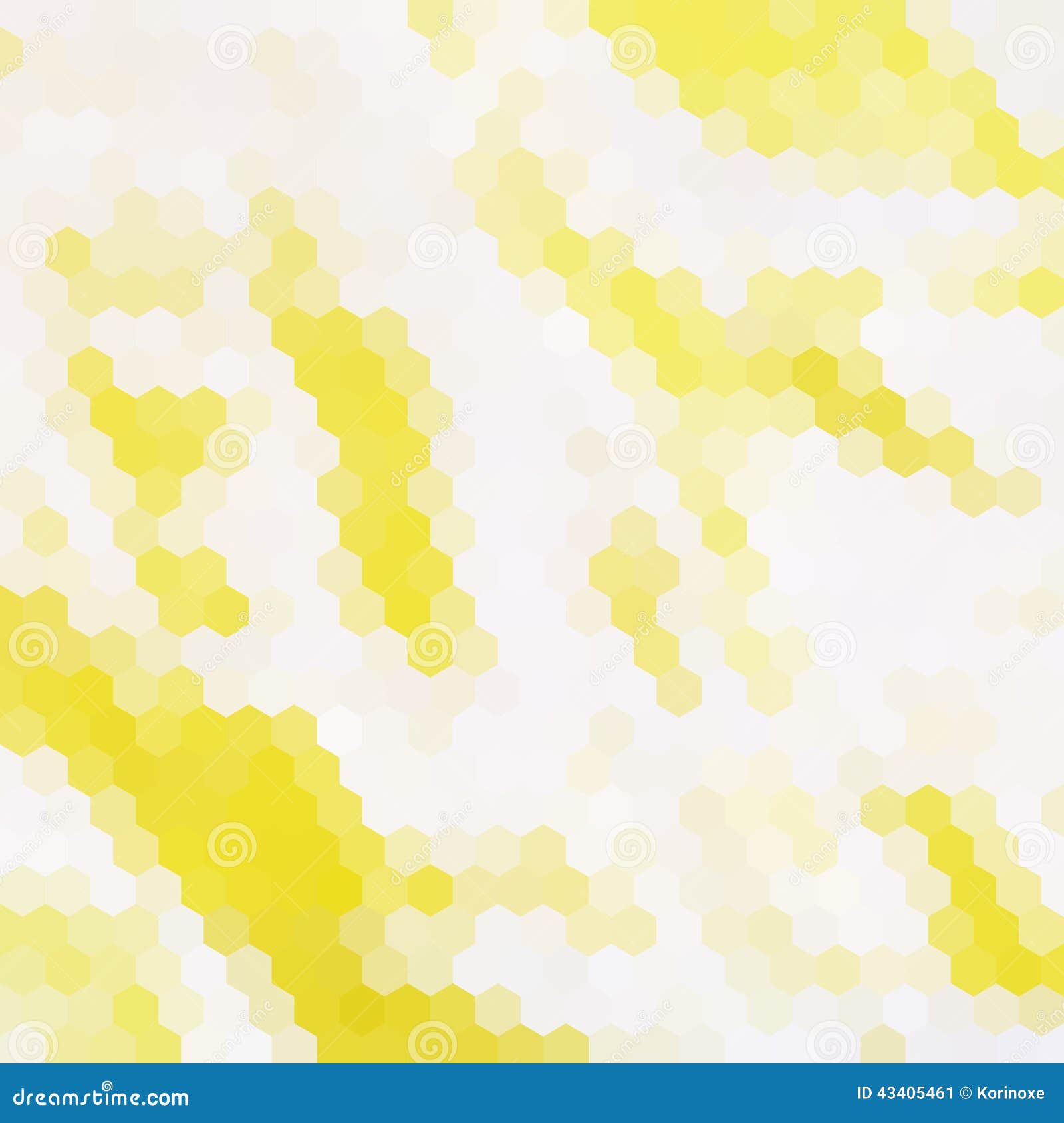 Yellow Hexagon Technology Background Modern Cover Design Modern Cartoon ...