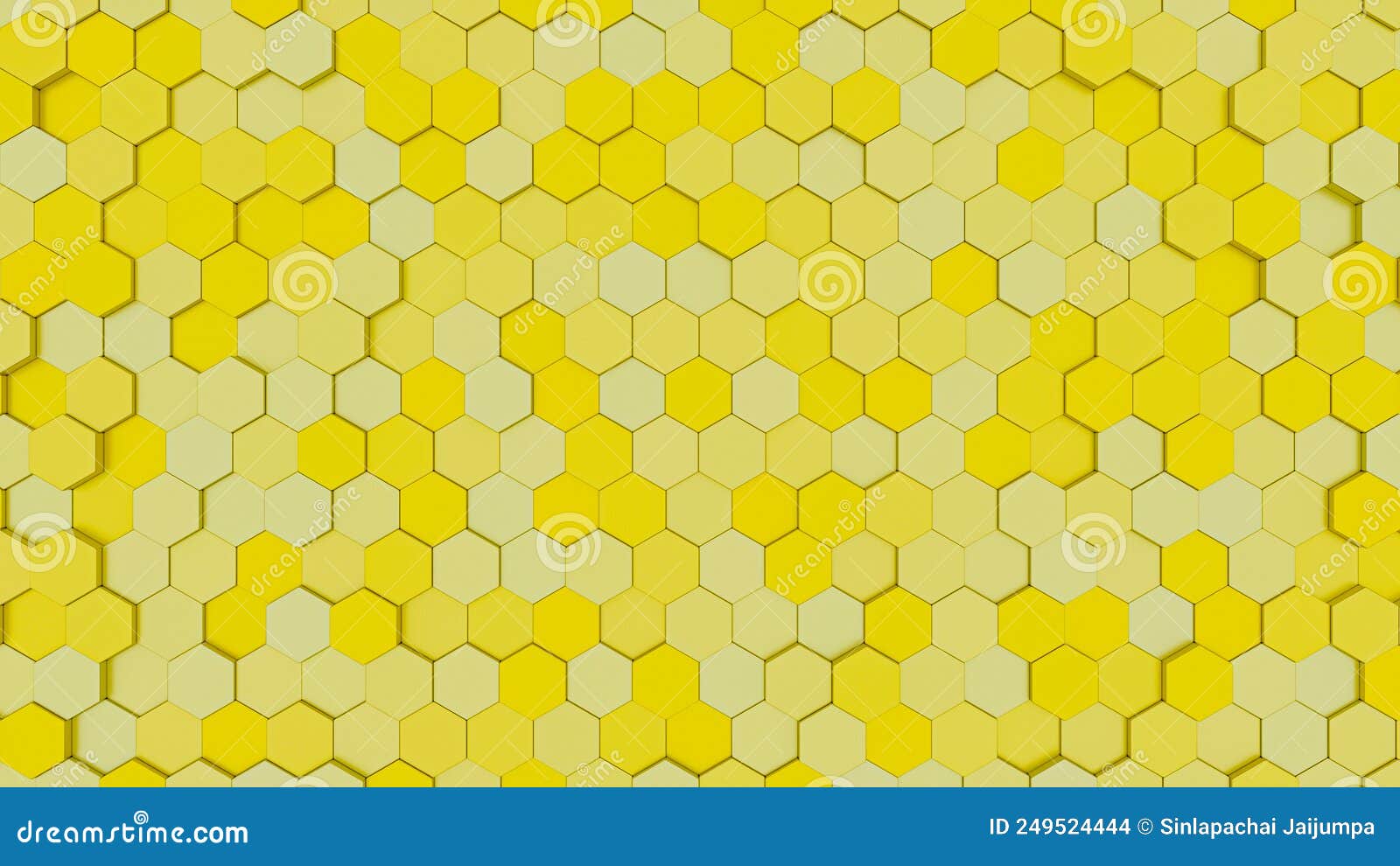 Yellow Hexagonal Background. Geometric Abstract Wallpaper Stock ...