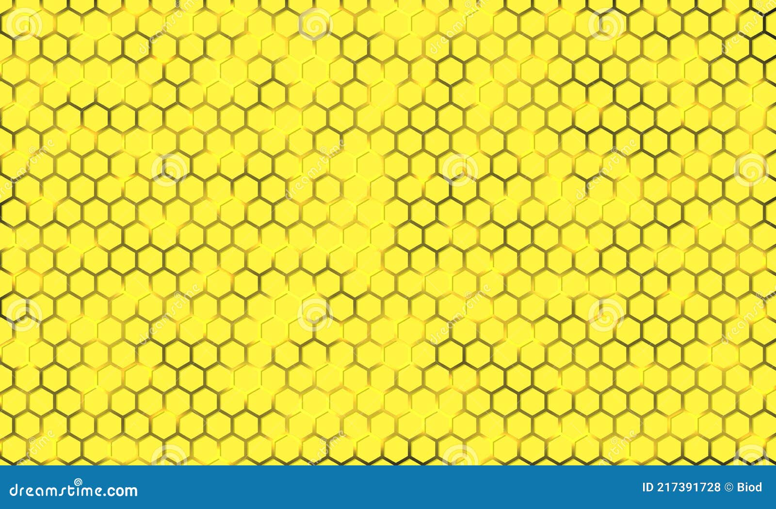 Yellow Hexagonal Texture on a Luminous Background. Stock Vector ...