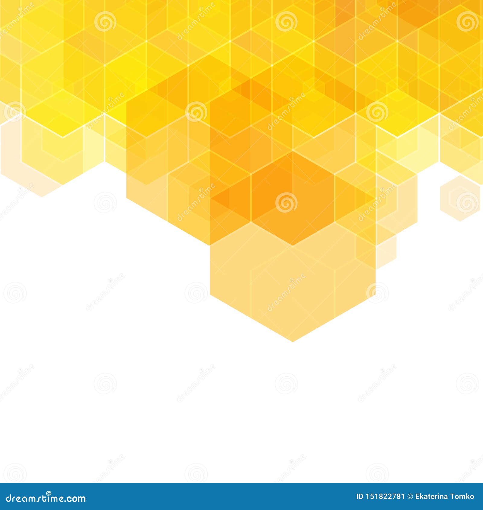 Yellow Hexagons. Presentation Templatpresentation Template. Layout for ...