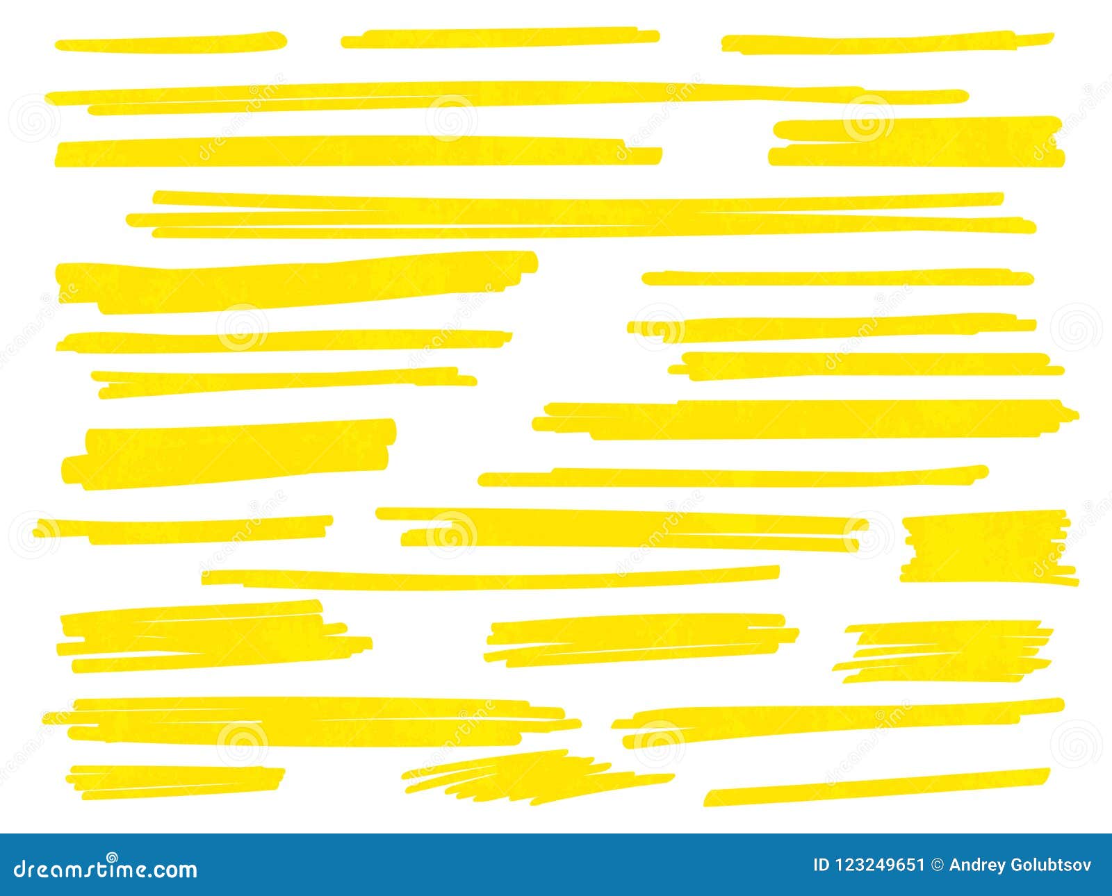 Highlight Marker Check Marks. Check And Cross Highlight Marker Sign ...