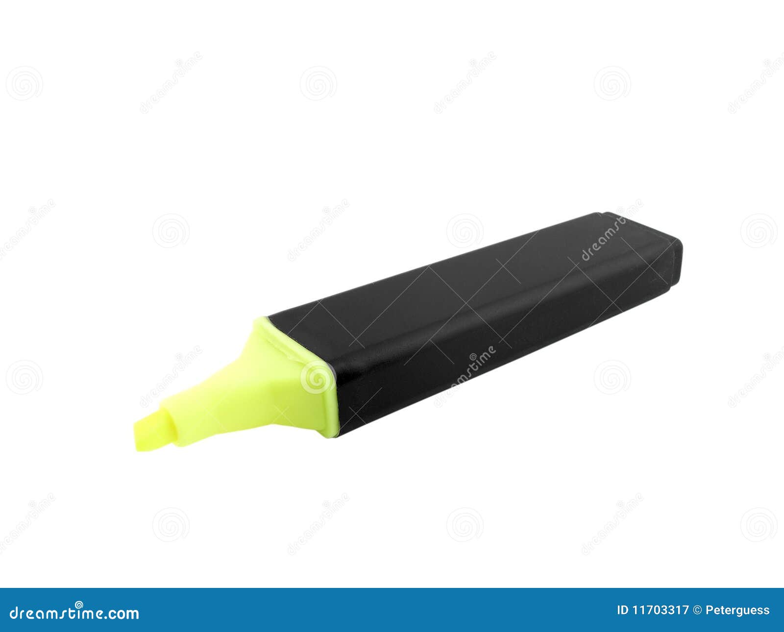 Yellow Highlighter Pen stock image. Image of marker, study - 11703317