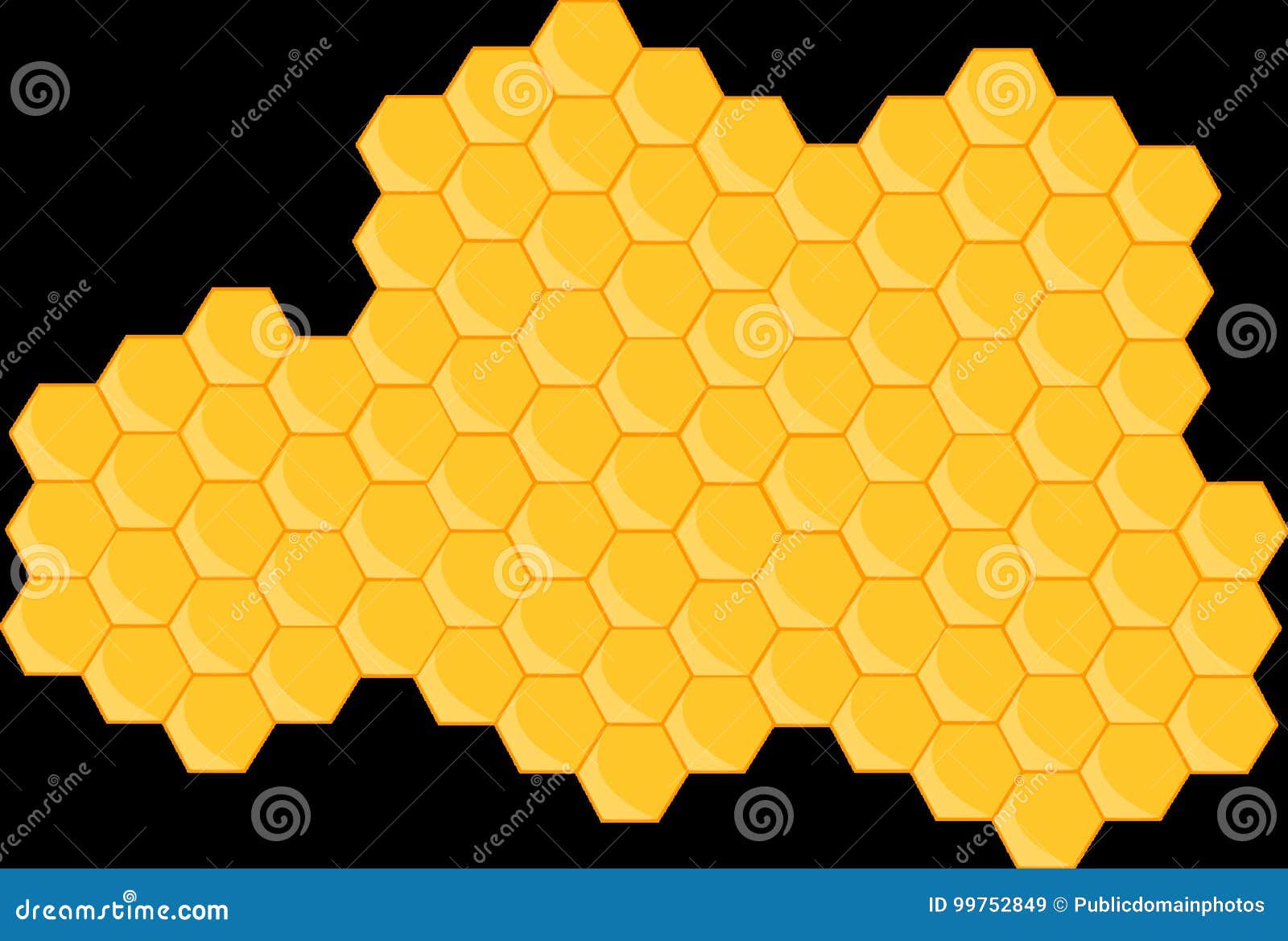 Yellow, Honeycomb, Pattern, Symmetry Picture. Image: 99752849