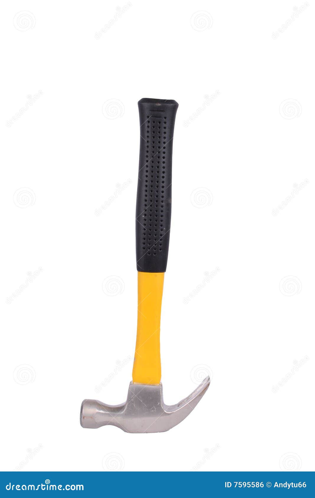 Yellow Hummer with Black Rubber Handle Stock Photo - Image of white ...