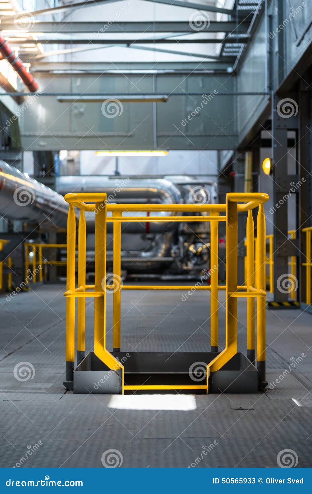 Yellow industrial frame stock image. Image of interior - 50565933