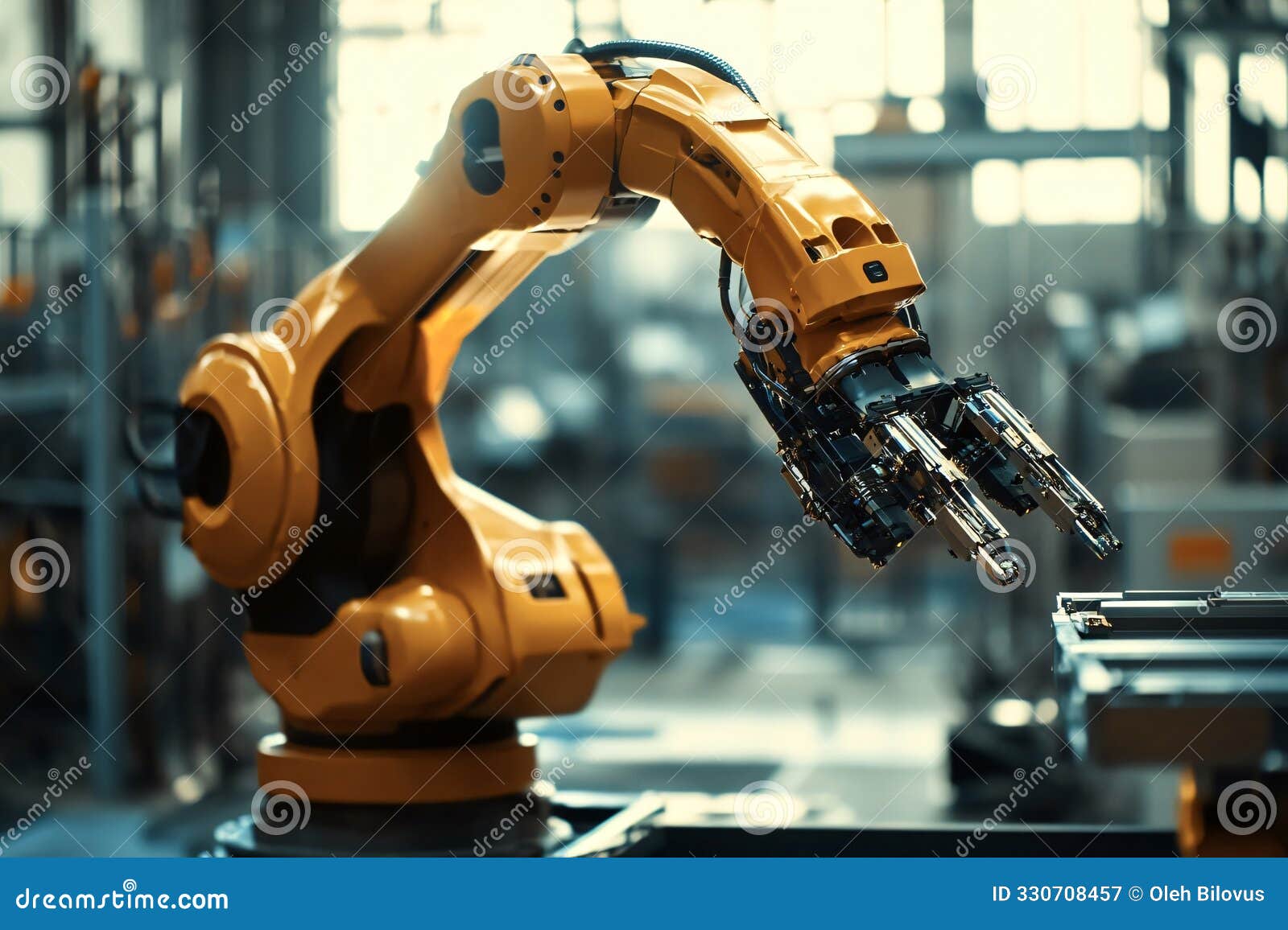 Robot Manipulator Arms Collection Cartoon Vector | CartoonDealer.com ...