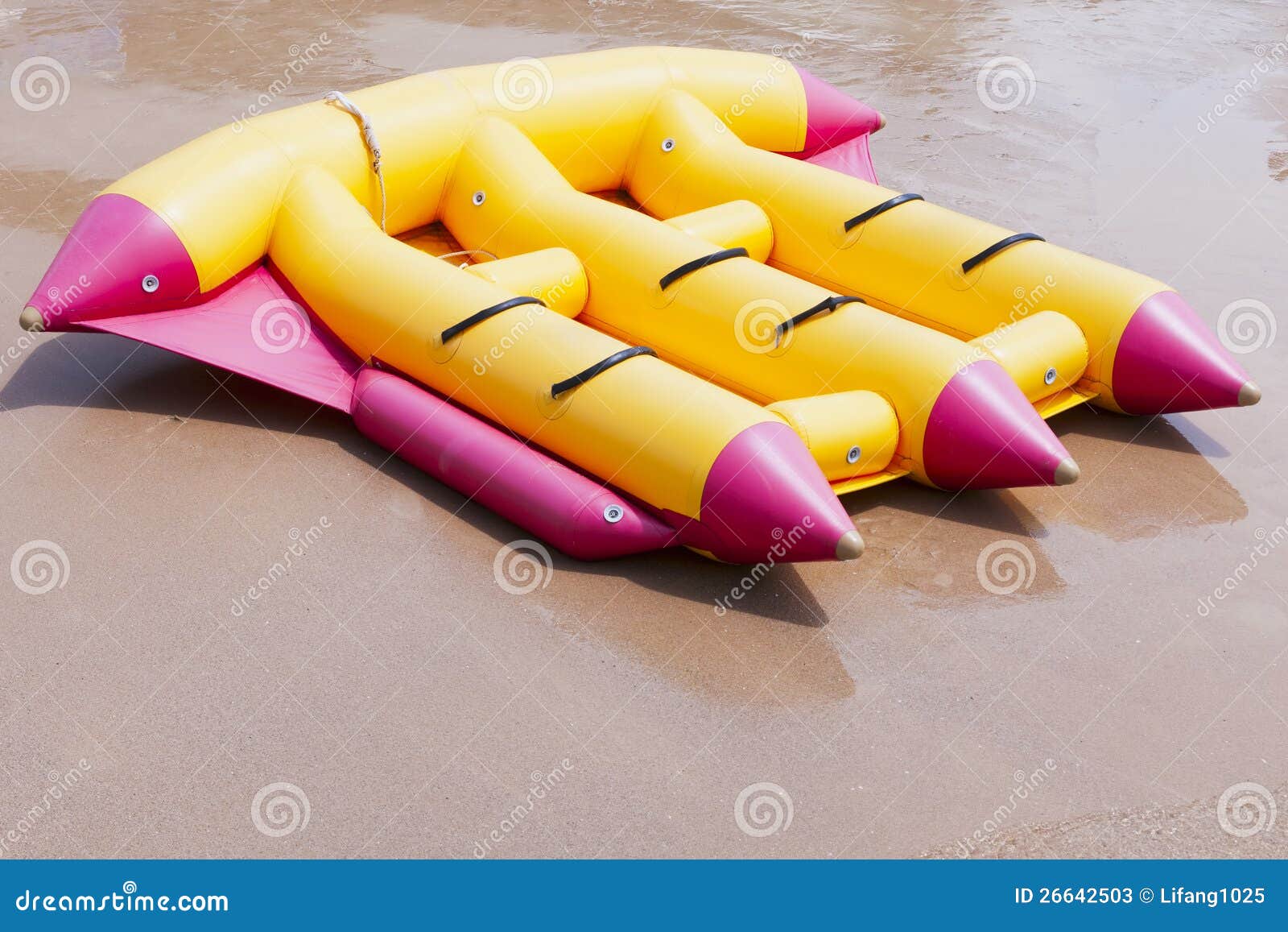 Yellow inflatable boats stock image. Image of hainan - 26642503