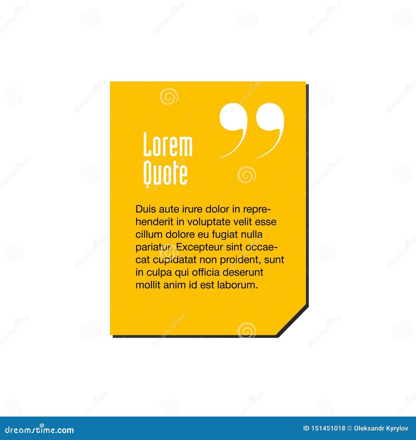 Vector Quotation Template In Quotes. Vector Frame And Quotes ...