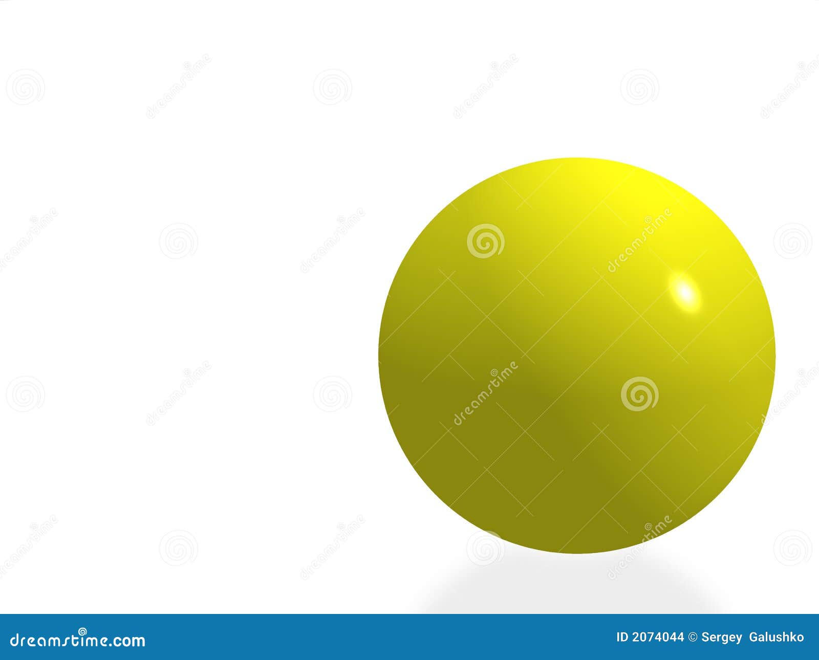 Yellow isolated sphere stock illustration. Illustration of isolated ...