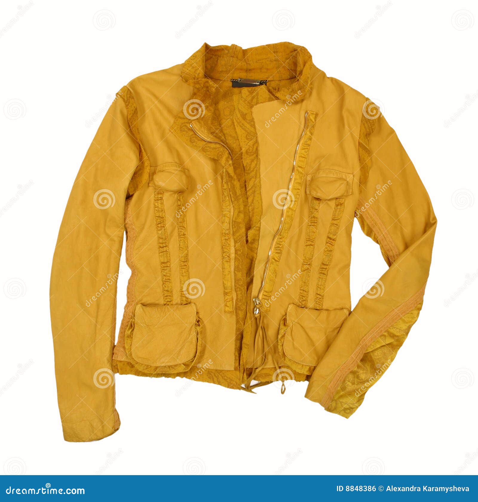 Yellow jacket stock photo. Image of female, shopping, stylish - 8848386