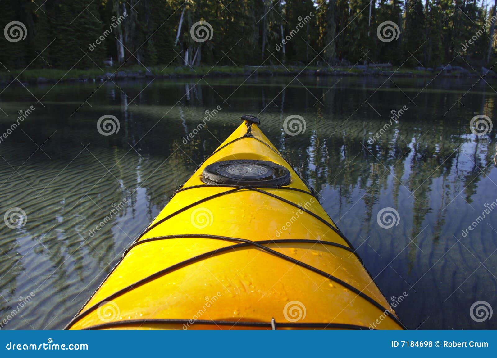 Yellow kayak stock photo. Image of rowing, yellow, kayak - 7184698