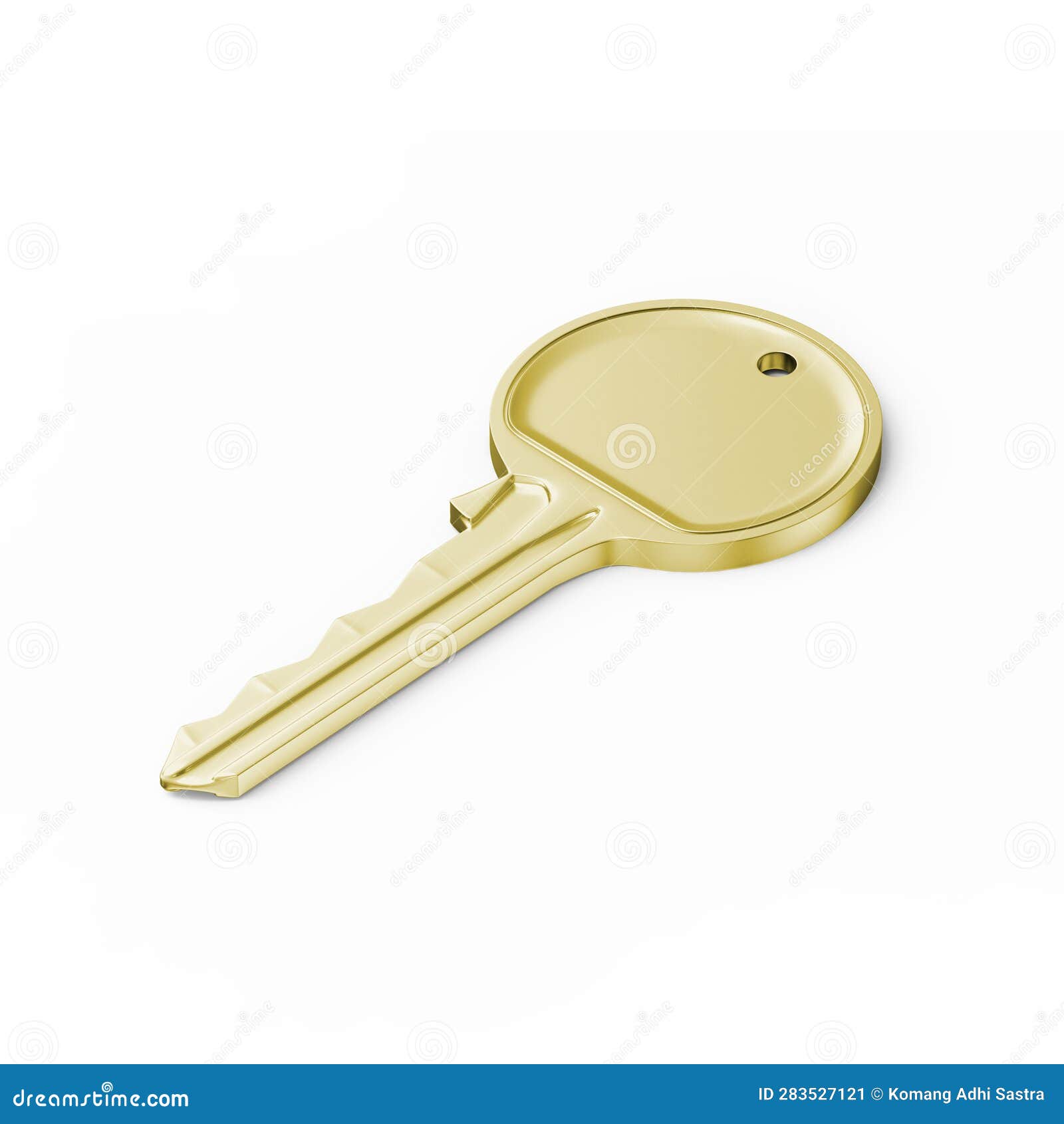 Yellow Key 3D Rendering stock image. Illustration of security - 283527121