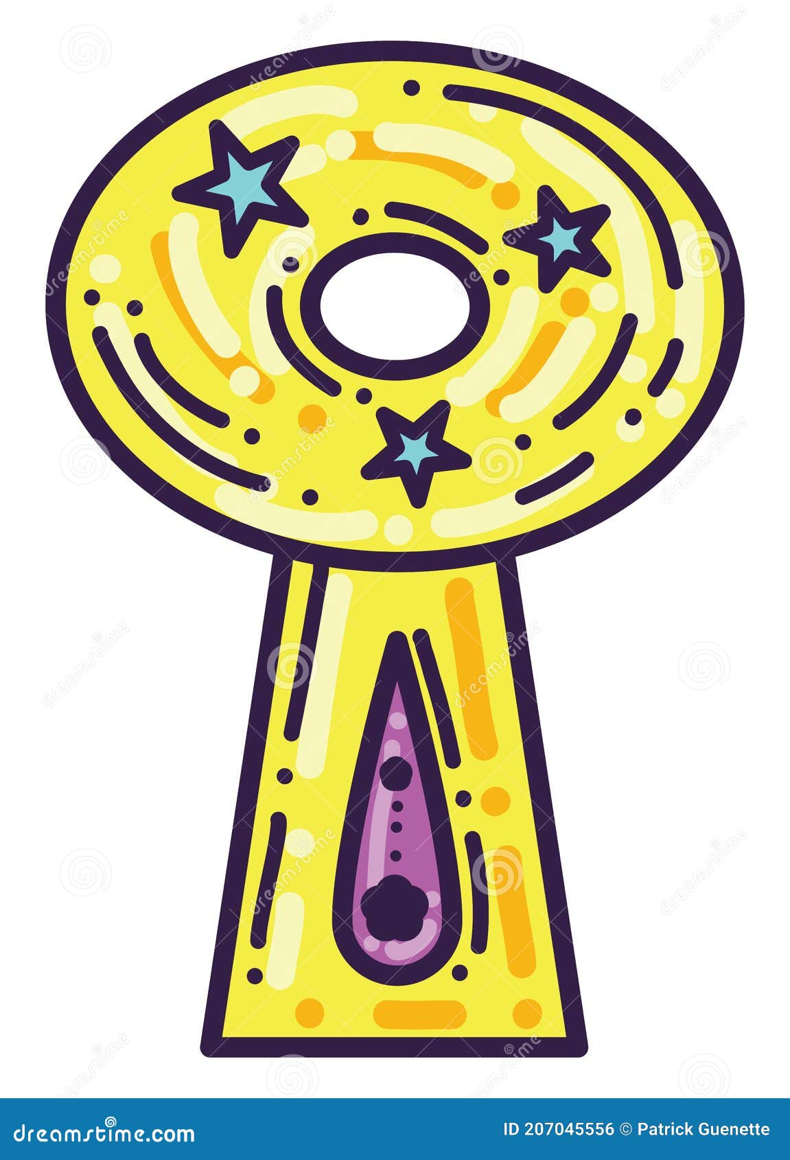 Yellow Key Lock, Illustration, Vector Stock Vector - Illustration of ...