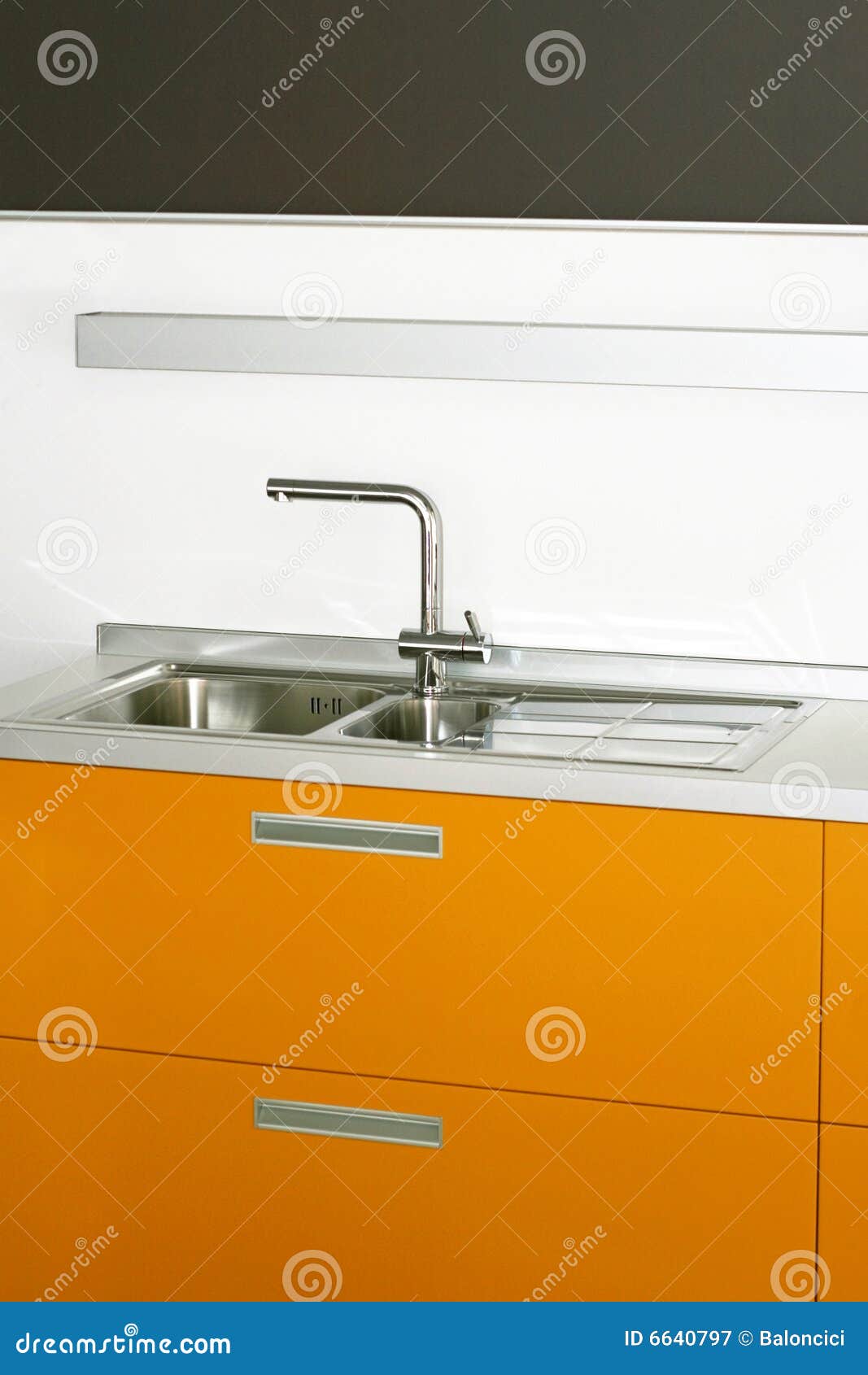 Yellow kitchen counter stock image. Image of kitchen, curved - 6640797