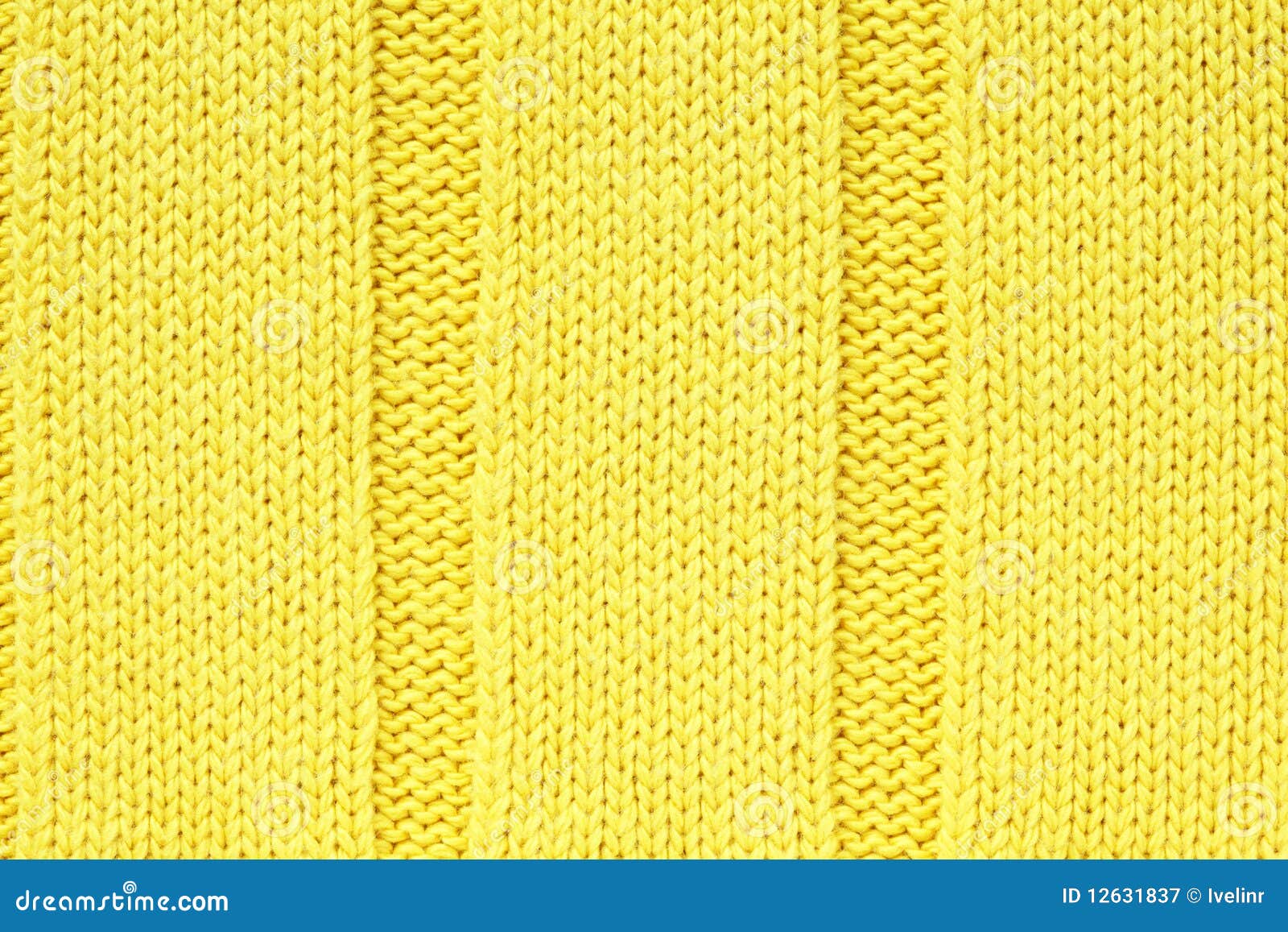 Yellow Knitted Fabric Textured Background Stock Image - Image of warmth ...