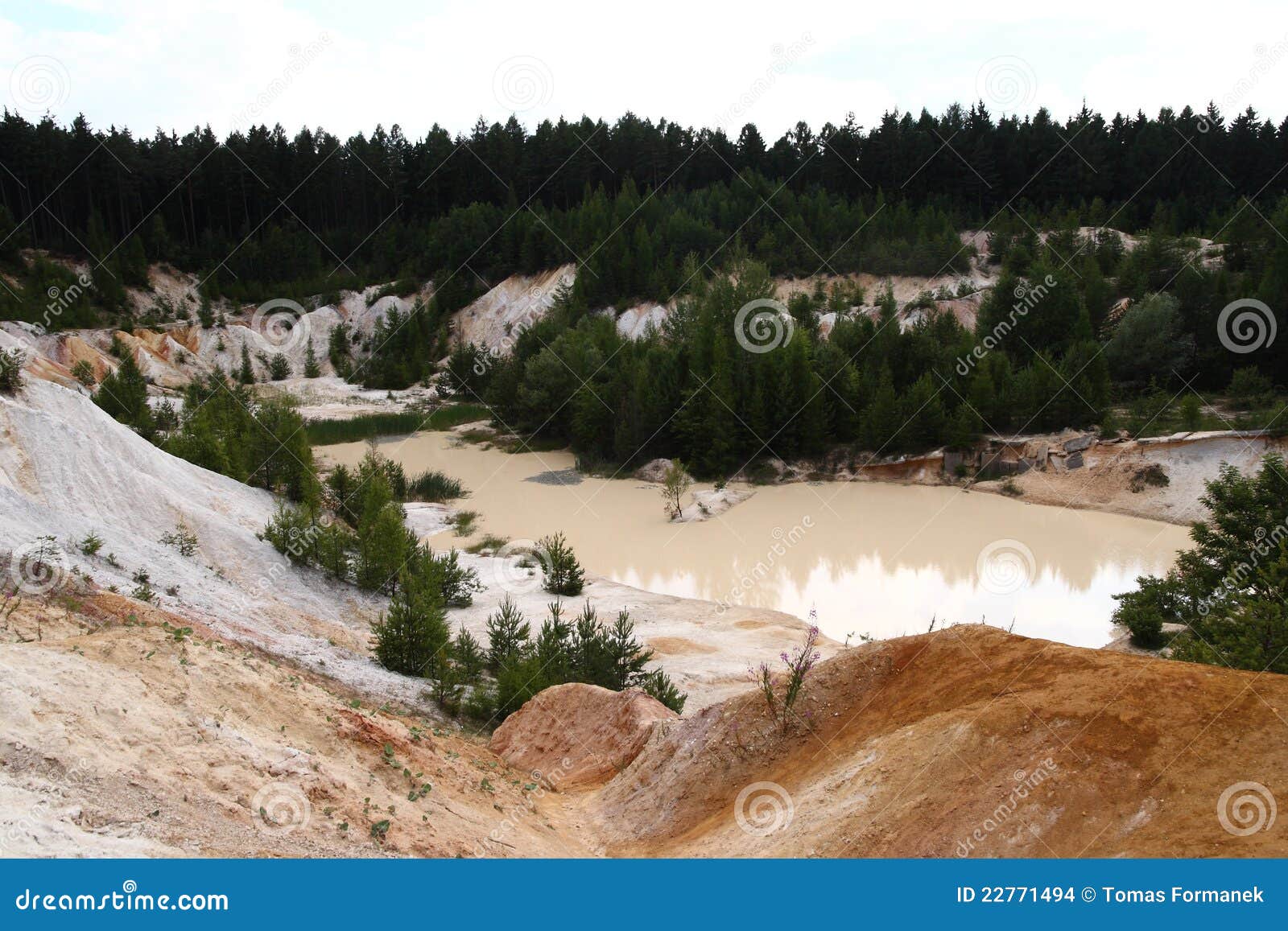 Yellow lake stock photo. Image of white, surface, extraction - 22771494