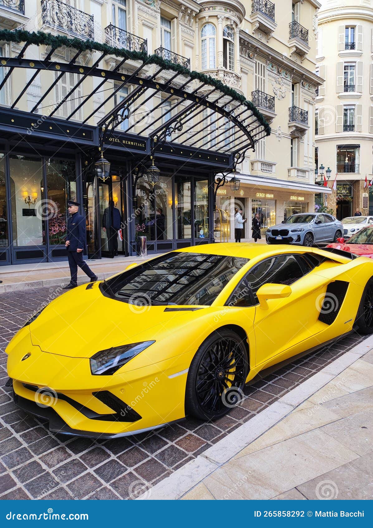 Yellow Lamborghini in Monaco-Montecarlo Editorial Photography - Image ...