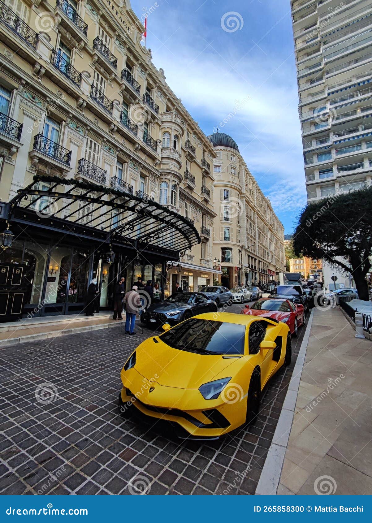 Yellow Lamborghini in Monaco-Montecarlo 2 Editorial Image - Image of ...