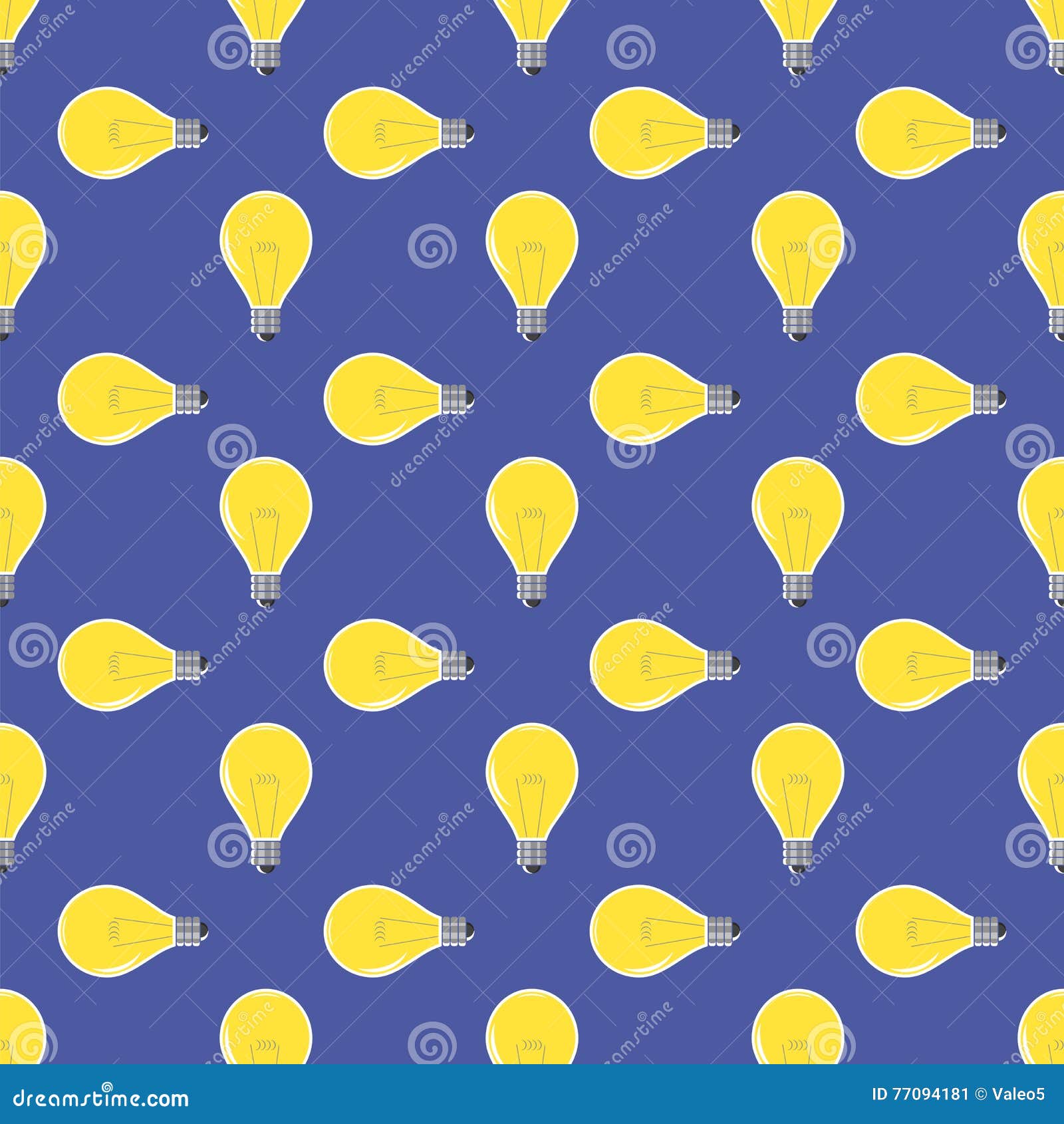 Yellow Lamp Seamless Pattern Stock Vector - Illustration of ...