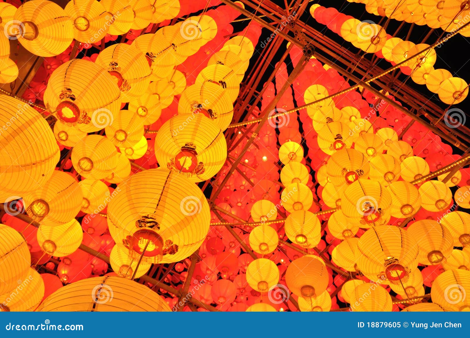 Yellow lanterns stock image. Image of white, lantern - 18879605