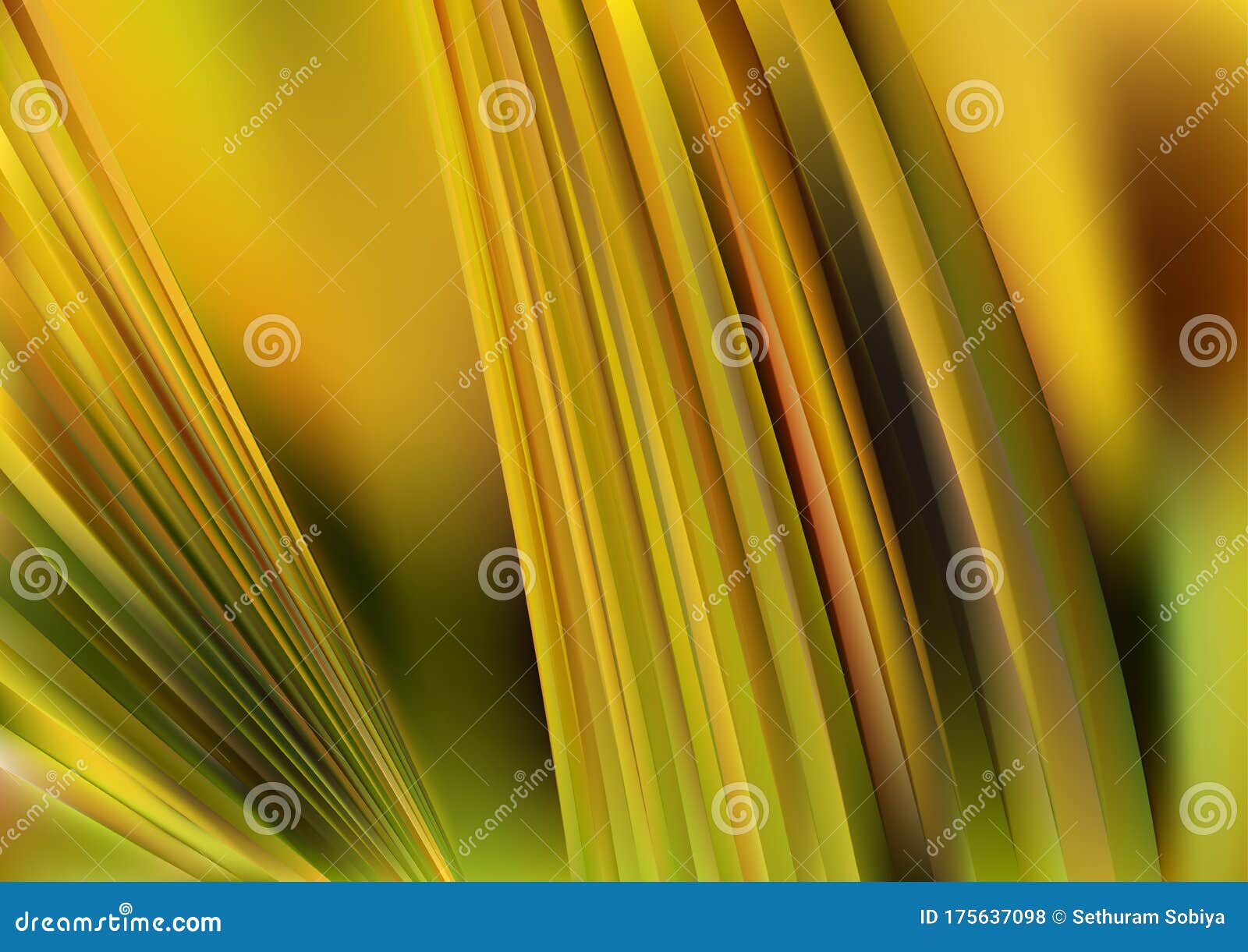 Yellow Leaf Template Background Vector Illustration Design Stock Vector ...