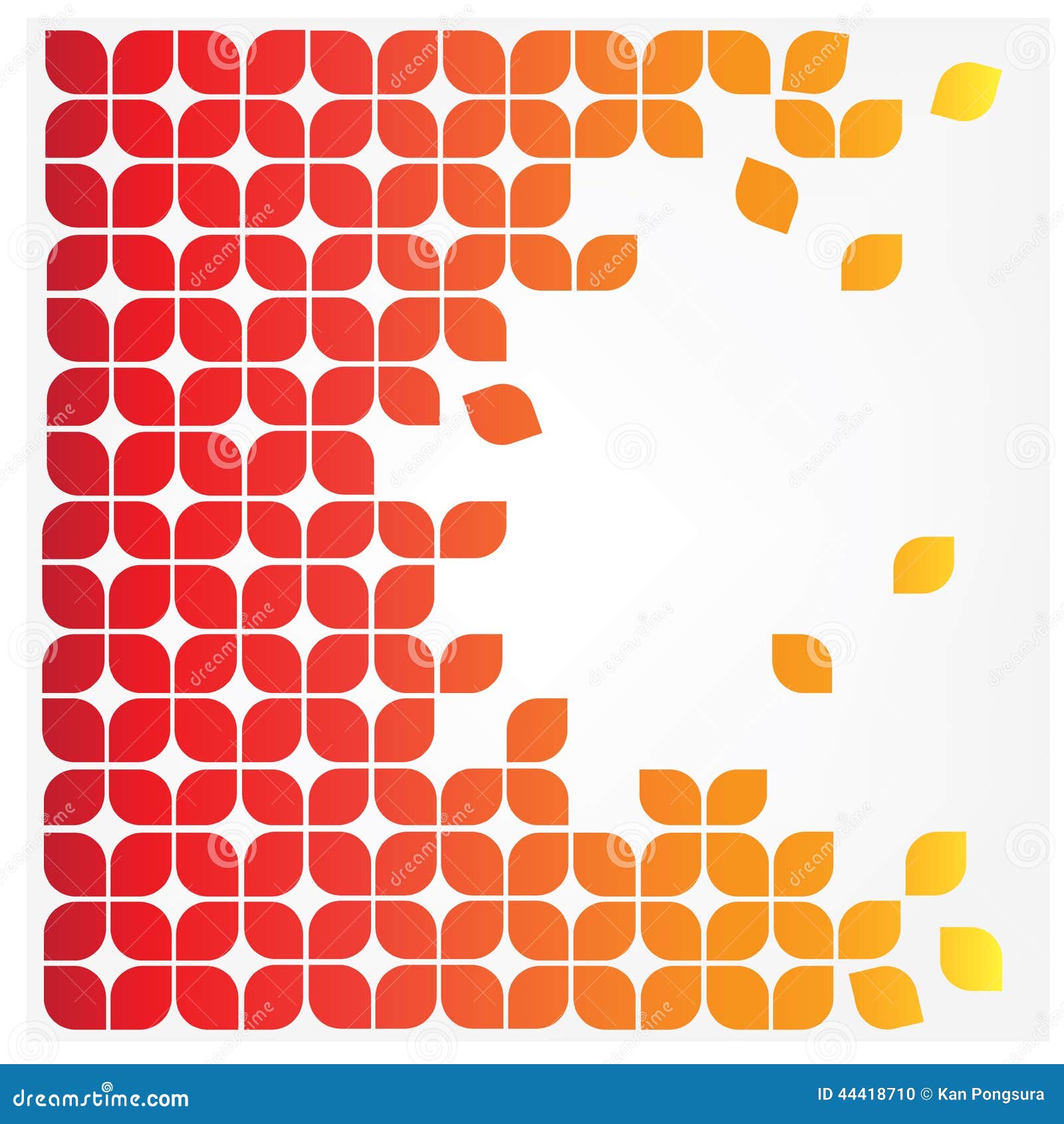 Yellow Leaves Abstract Background Stock Vector - Illustration of ...