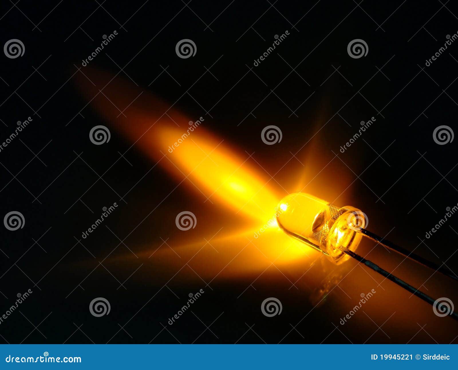 Yellow LED stock image. Image of consumption, yellow - 19945221